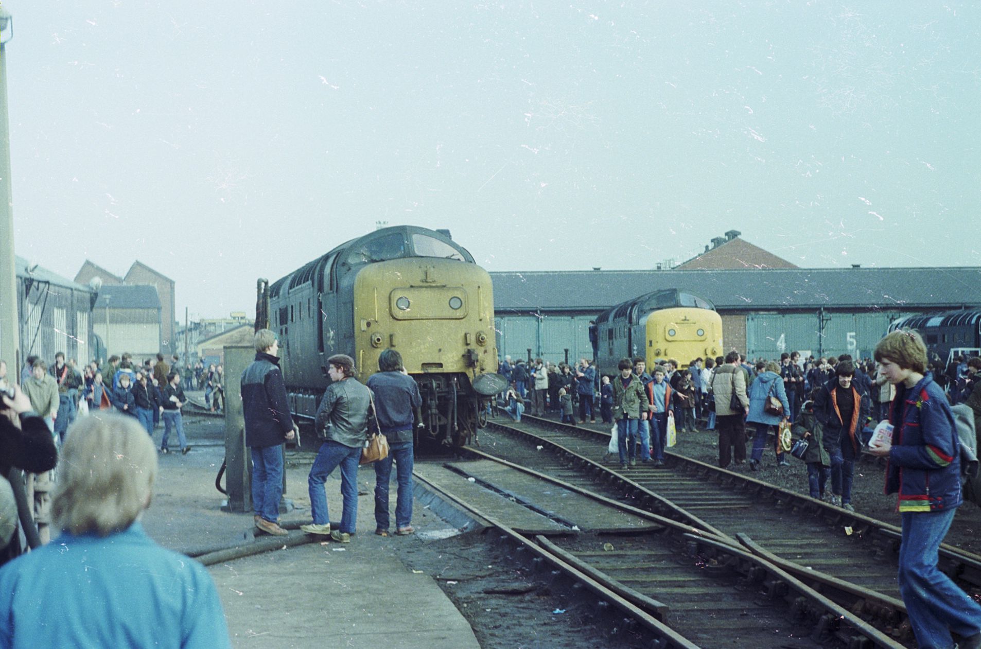 Deltic Farewell, 27th February 1982 - BREL Doncaster Works > Lineside ...